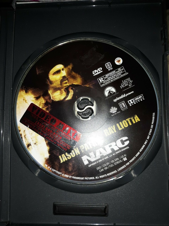 Narc (DVD, 2003, Full Frame) 97360568042| eBay