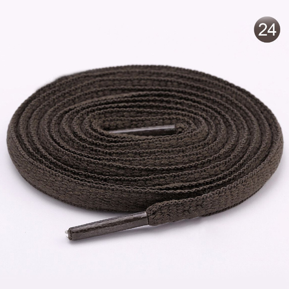50/80/100/120cm Flat Athletic Shoe Lace Canvas Sneaker Shoelaces ...