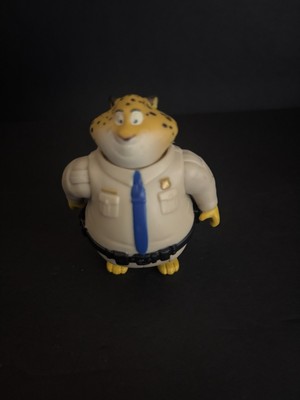 Disney Zootopia Figurine Officer Clawhauser Cheetah Figurine Toy 2.75 ...