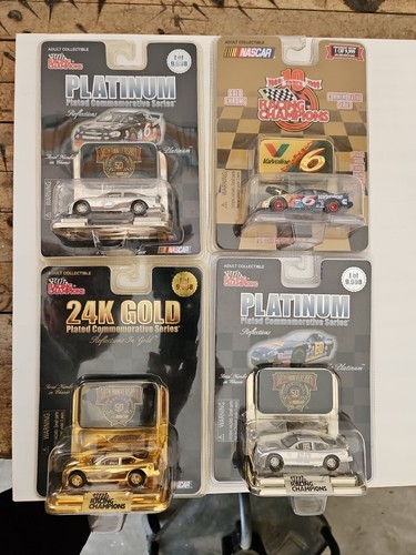 Mark Martin 1998/99 #6 Ford Taurus 24K Gold Platinum Plated Chrome 1/64 ...