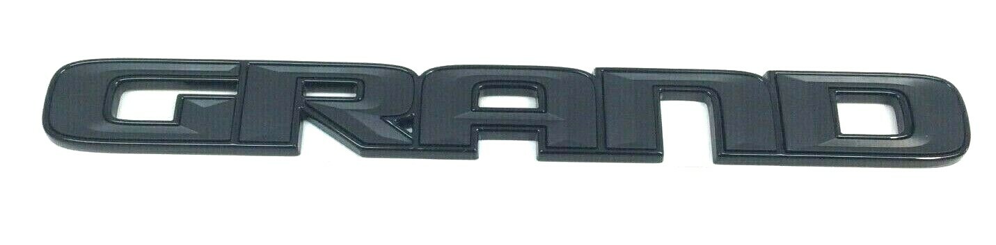 2017-2020 Jeep Grand Cherokee front door black Nameplate Emblem OEM ...
