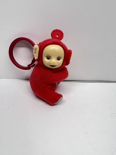Vintage Teletubbies Po Red Plush Key Chain Clip 2000 Ragdoll Red ...
