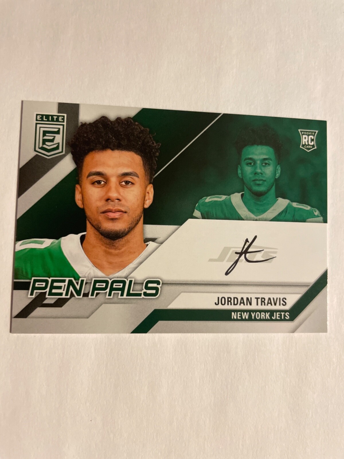 2024 Elite Jordan Travis Jets RC-PEN PALS AUTO | eBay