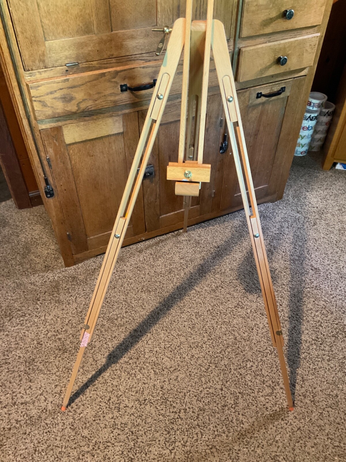 Pre Owned Wooden Premiere by Nicole Easel. | eBay