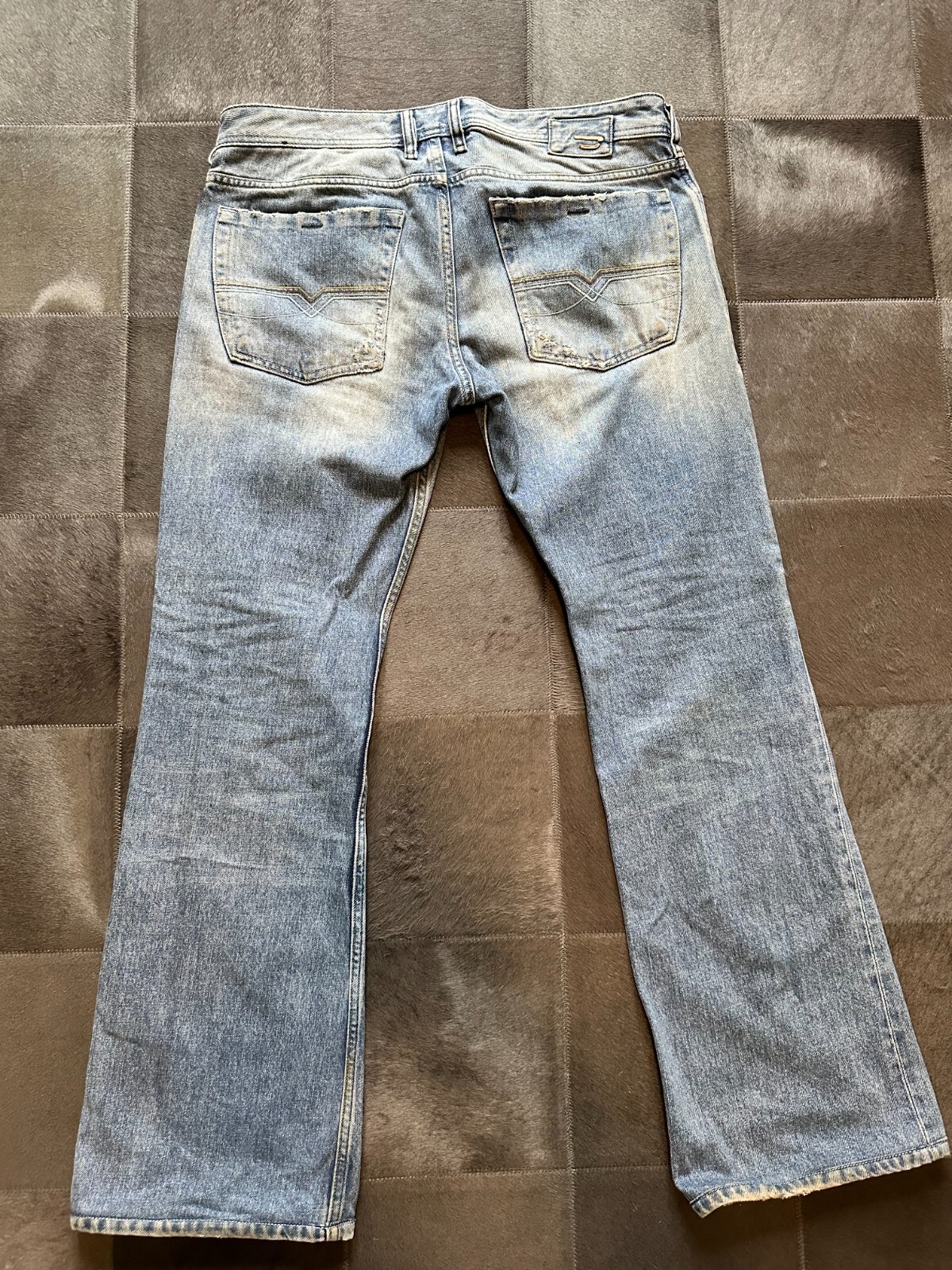 2004 Diesel Men's Jeans ZATHAN T08 Bootcut Button Fly… - Gem