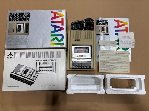 Atari 410 Program Cassette Recorder with box & manuals. *READ DESCRIPTION* | eBay