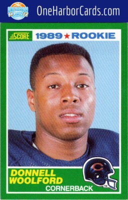 1989 Score Chicago Bears Football Card #247 Donnell Woolford | eBay