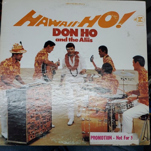 Don Ho And The Aliis Hawaii-Ho! White Label Promo REPRISE Records RS ...