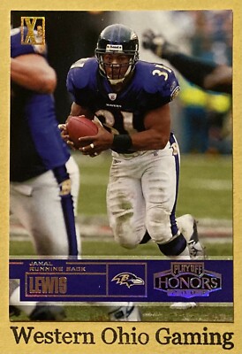 2003 Playoff Honors Jamal Lewis #40 X's Card #231/250 MADE | eBay
