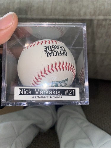 Nick Markakis Signed Autographed Official Major League Baseball Orioles ...