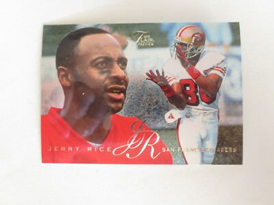 1995 Fleer Flair Preview Jerry Rice Card #27 of 30 49ers | eBay