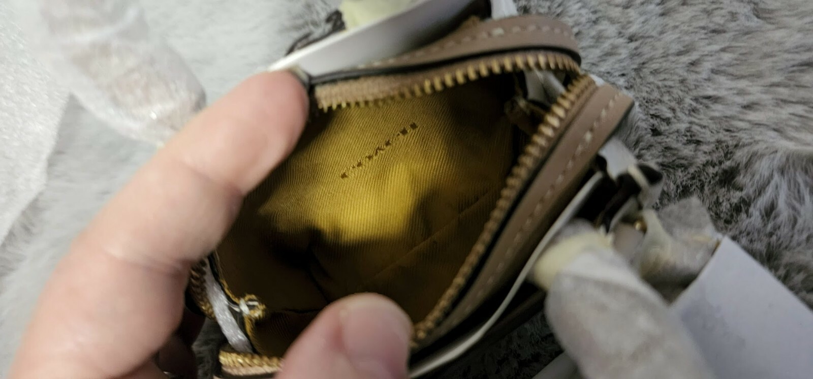 COACH 1941 Rogue Mini Charm TEA ROSE Chalk /Gold NWT | eBay