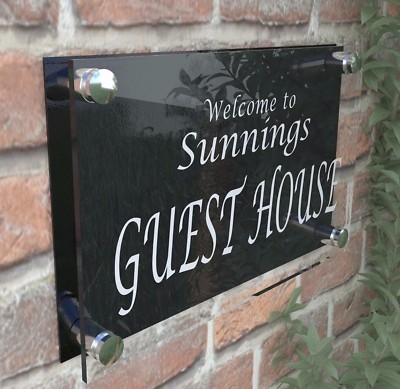 Hotel Business Bed & Breakfast Signs B&B plaque Sign Plate PR13WB | eBay UK