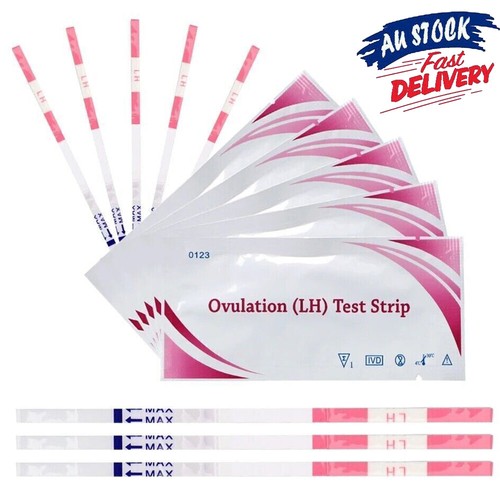 50/100x Ovulation LH Tests Test Strips Urine Fertility Kit OPK High ...