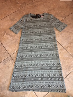 Womens Juniors Divided light blue black H&M A Line Dress Size 4 | eBay