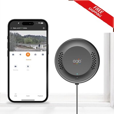 3MP 2K Window Camera,2.4GHz & 5GHz WiFi Indoor Cameras for Home 1 Pack ...