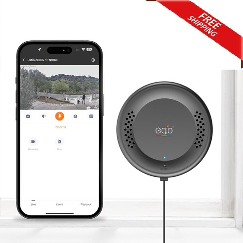 3MP 2K Window Camera,2.4GHz & 5GHz WiFi Indoor Cameras for Home 1 Pack ...