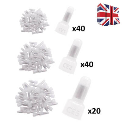 100PCS Mixed Nylon Closed End Terminal Cap Crimp Wire Connectors ...