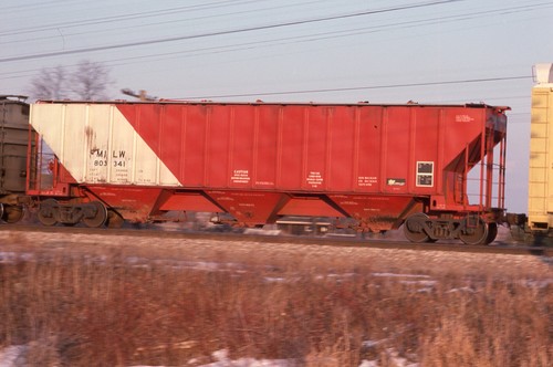 TP Original Slide MILW Milwaukee Road Thrall 4750 Hopper #803341 in ...