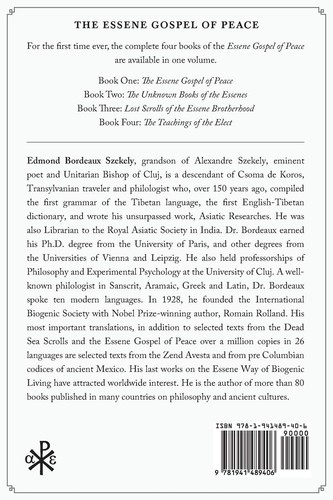 The Essene Gospel of Peace: Complete 4 Books in One Volume Paperback ...