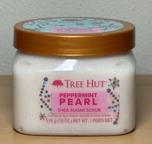 Tree Hut Peppermint Pearl Shea Sugar Scrub 18oz Container *New* | eBay