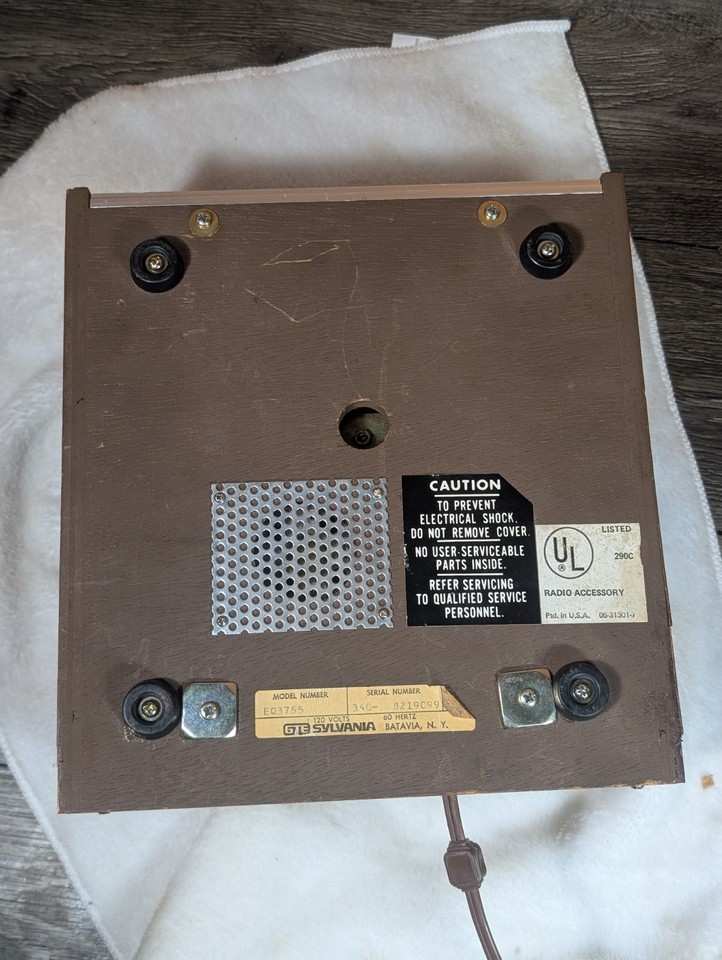 Sylvania Quad 8 Track Player EQ-3755 Quadraphonic Stereo New Belt ...