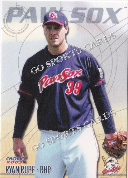 2003 Pawtucket Red Sox Ryan Rupe RC Rookie Red Sox | eBay