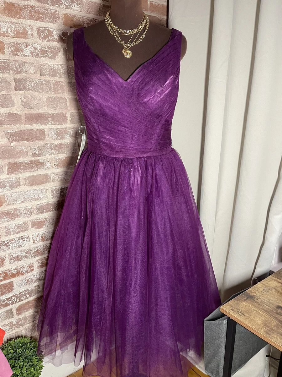 Purple Cocktail Dresses For Weddings