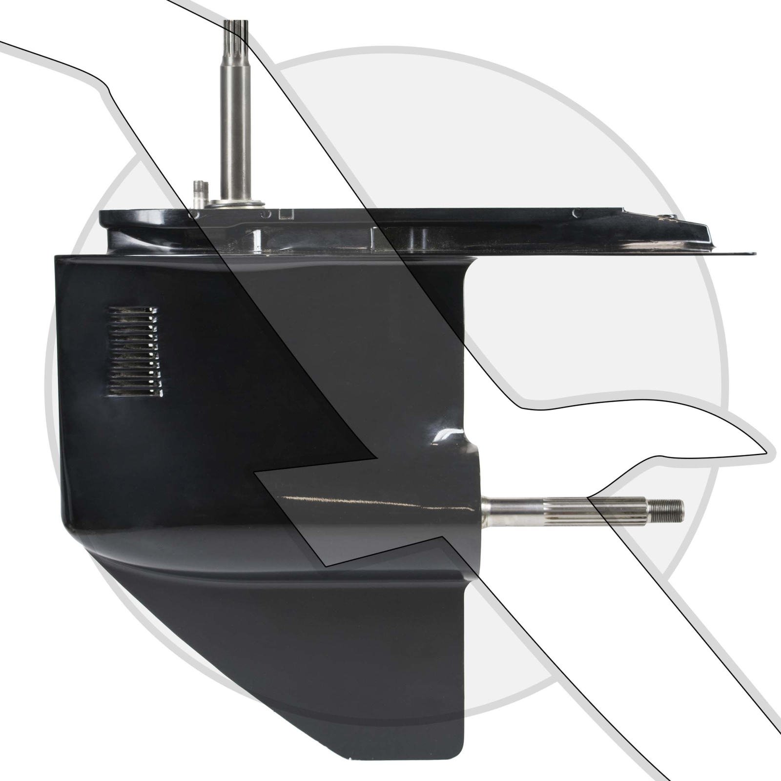 MerCruiser Bravo 2 Two Outdrive Leg Lower Unit 2.00 2.20 1.80 for sale ...