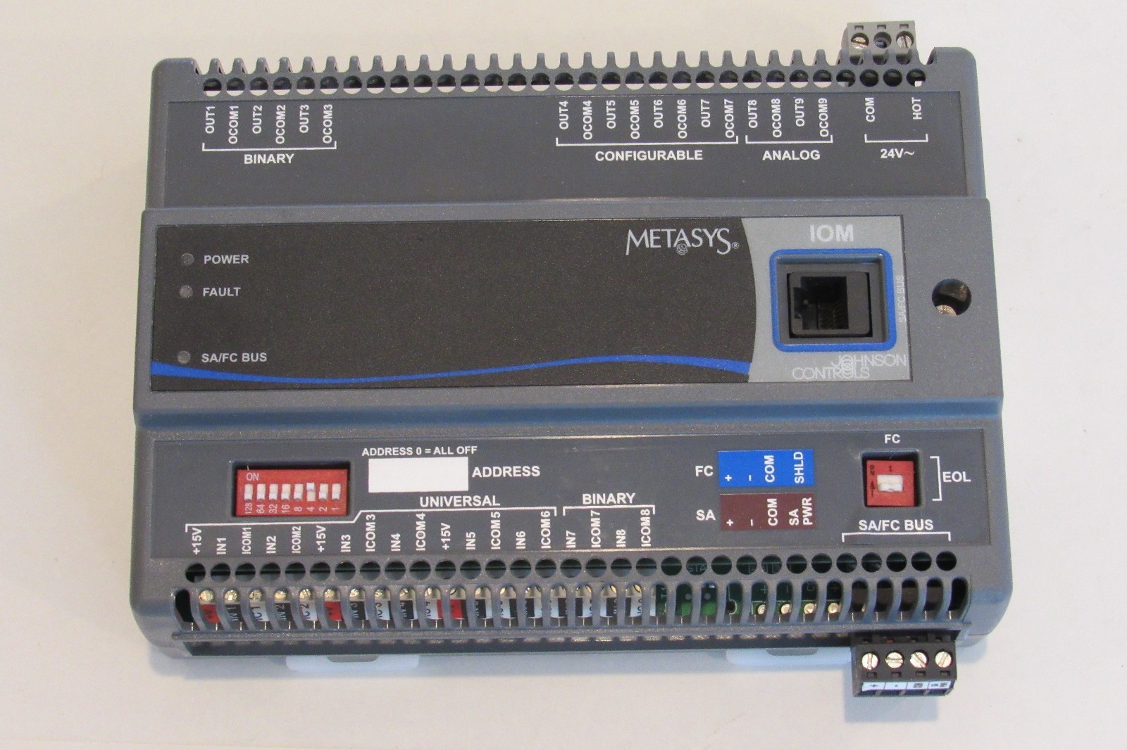 JOHNSON CONTROLS METASYS IOM MS-IOB4710-0 I/O Control, Controller ...