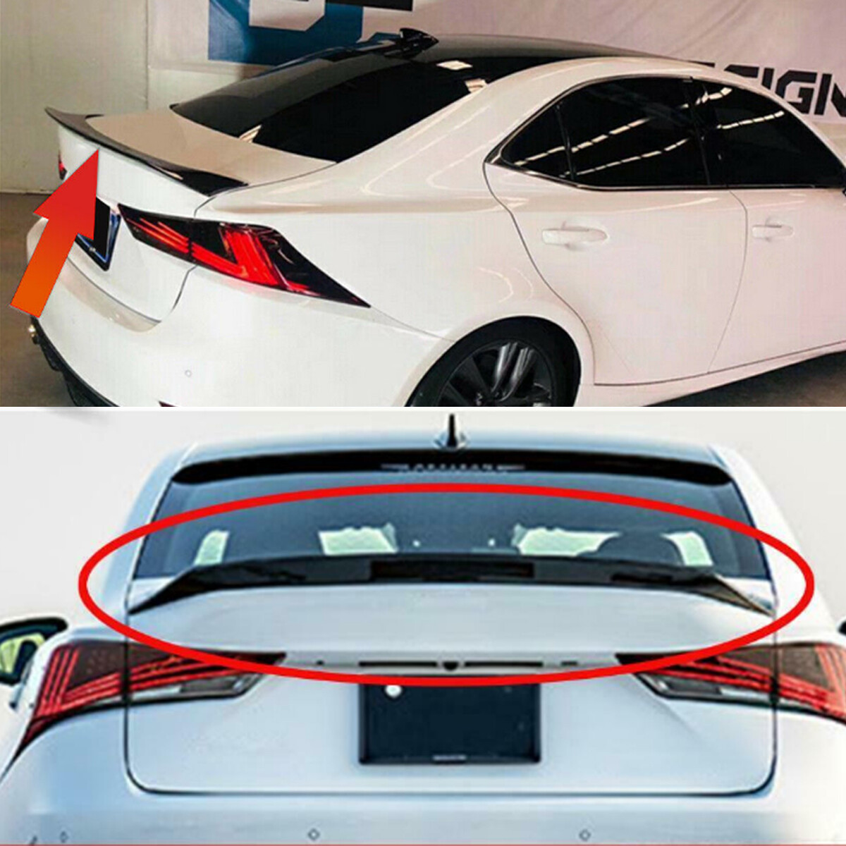 Gloss Black Duckbill Rear Trunk Spoiler Wing For Lexus IS200 IS250 ...