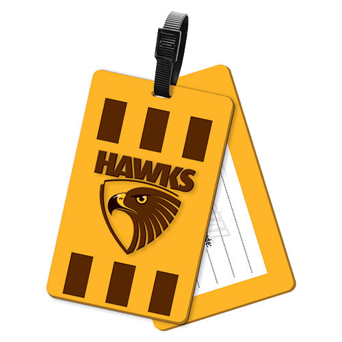 Hawthorn Hawks AFL Rubber Luggage Tag For Travel Holiday Suit Case Bag ...