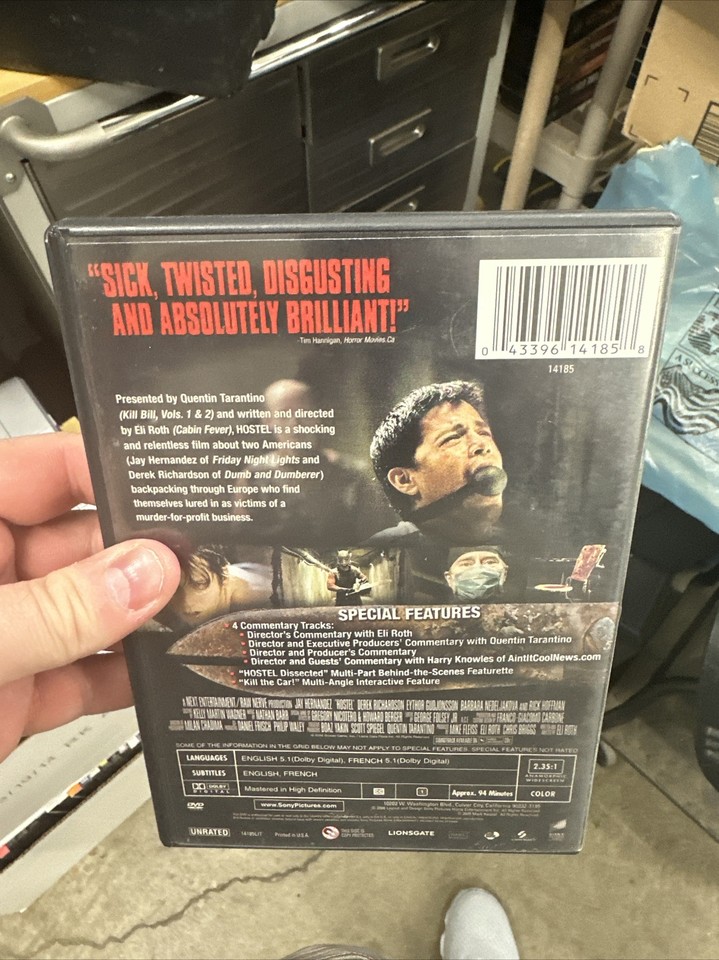 Hostel DVD 2005 Widescreen UR Jay Hernandez Derek Richardson Eli Roth ...