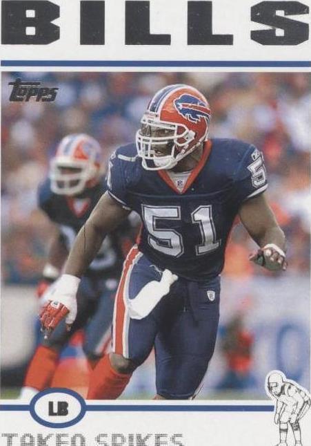 2004 Topps - Takeo Spikes #77 for sale online | eBay