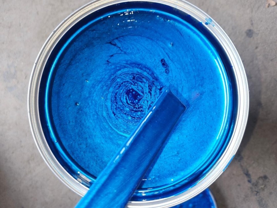 DuPont Centari Acryllic Enamel 1 Gallon - Bright Electric Blue metallic ...