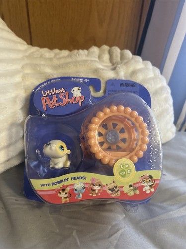 Littlest Pet Shop LPS #137 Hamster W/Spin Wheel 2005 Original Sealed ...