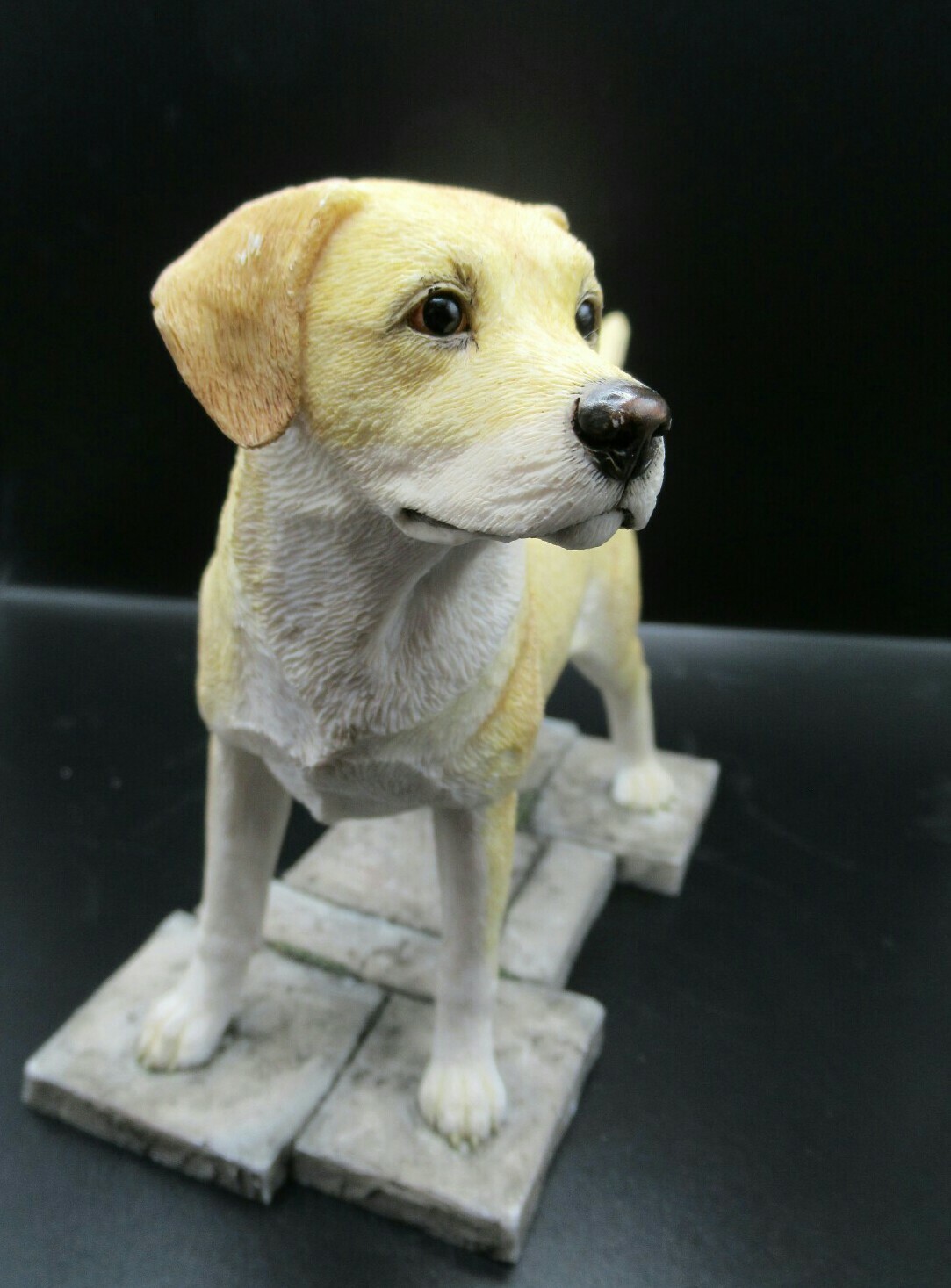 Sherratt & Simpson Handpainted Handcrafted Standing Golden Labrador Dog ...