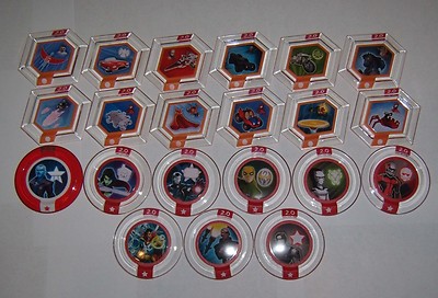 DISNEY INFINITY 2.0 Marvel Heroes Power Disc Lot Pick 3 Discs to ...