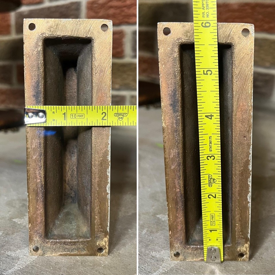 Early Antique Brass Telephone Two Sided Flange Sign with Directional ...