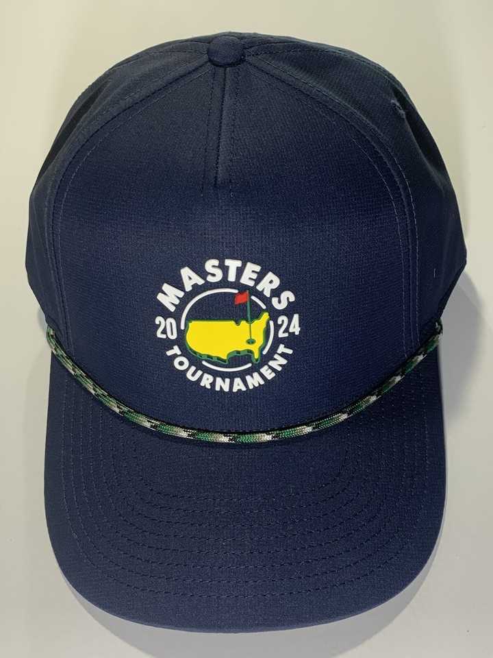 2024 Masters golf Hat navy snapback with rope pga new | eBay