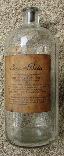 RARE Coca-Beta 1 Gal Syrup Bottle w/ Paper Label New York NY Coke ...