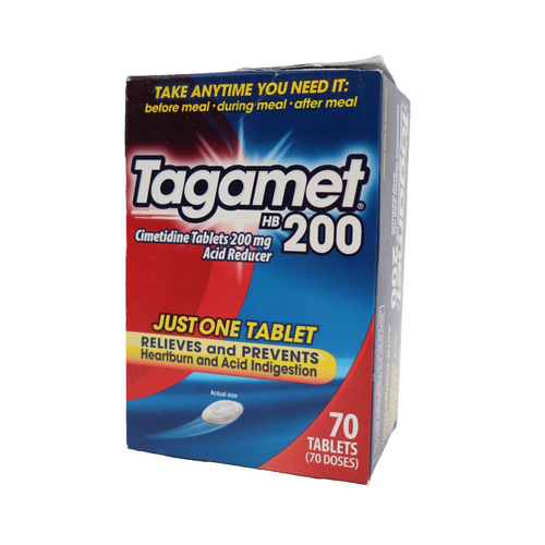 Tagamet HB 200 mg Cimetidine Acid Reducer and Heartburn Relief 70ct EXP ...