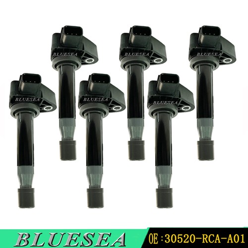 6 Pack Ignition Coils For Honda Odyssey Accord 3.5L 30520-RCA-A01 | eBay