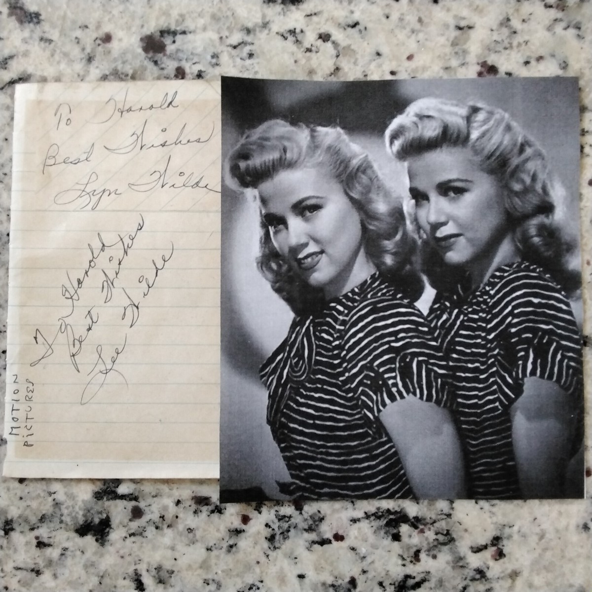 Lee And Lyn Wilde 1946 Pierre Blanchar Orson Welles Lee Lyn Wilde