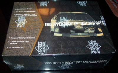 1995 UPPER DECK SP RACING NASCAR TRADING CARDS WAX BOX 32 PACKS | eBay