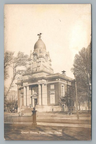 Lake County Court House PAINESVILLE Ohio RPPC Rare Antique Photo ...