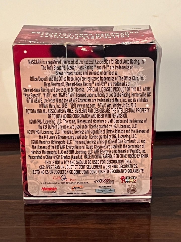 Nascar Jimmy Johnson #48 Fun Car Christmas Ornament New 9587651002191| eBay