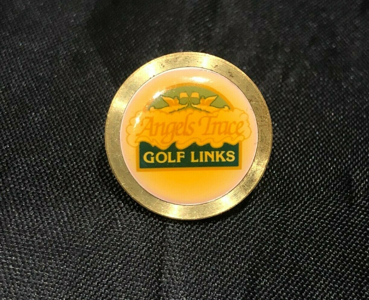 ANGEL TRACE GOLF LINKS Golf Course Ball Marker | eBay