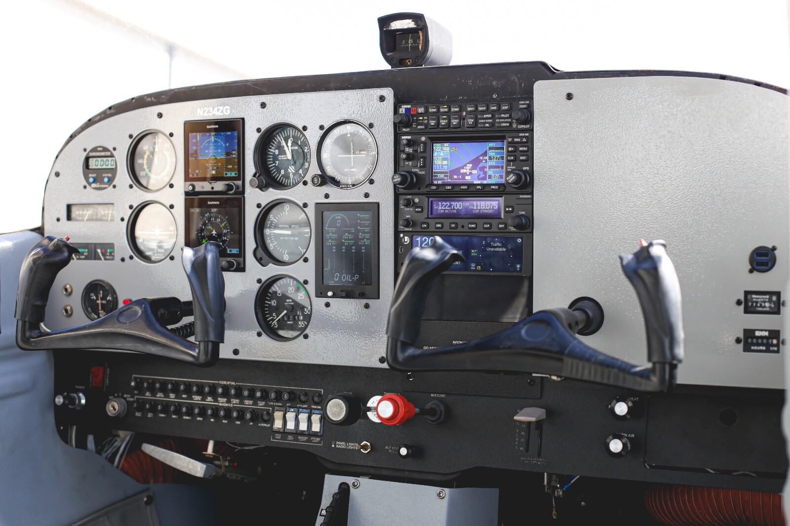 Cessna 172 Skyhawk Instrument Panels | Bare Aluminum | eBay