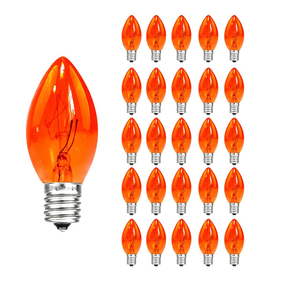 Orange Candelabra Light Bulbs Mantra M4354 Florida Ceiling 6 Light E14